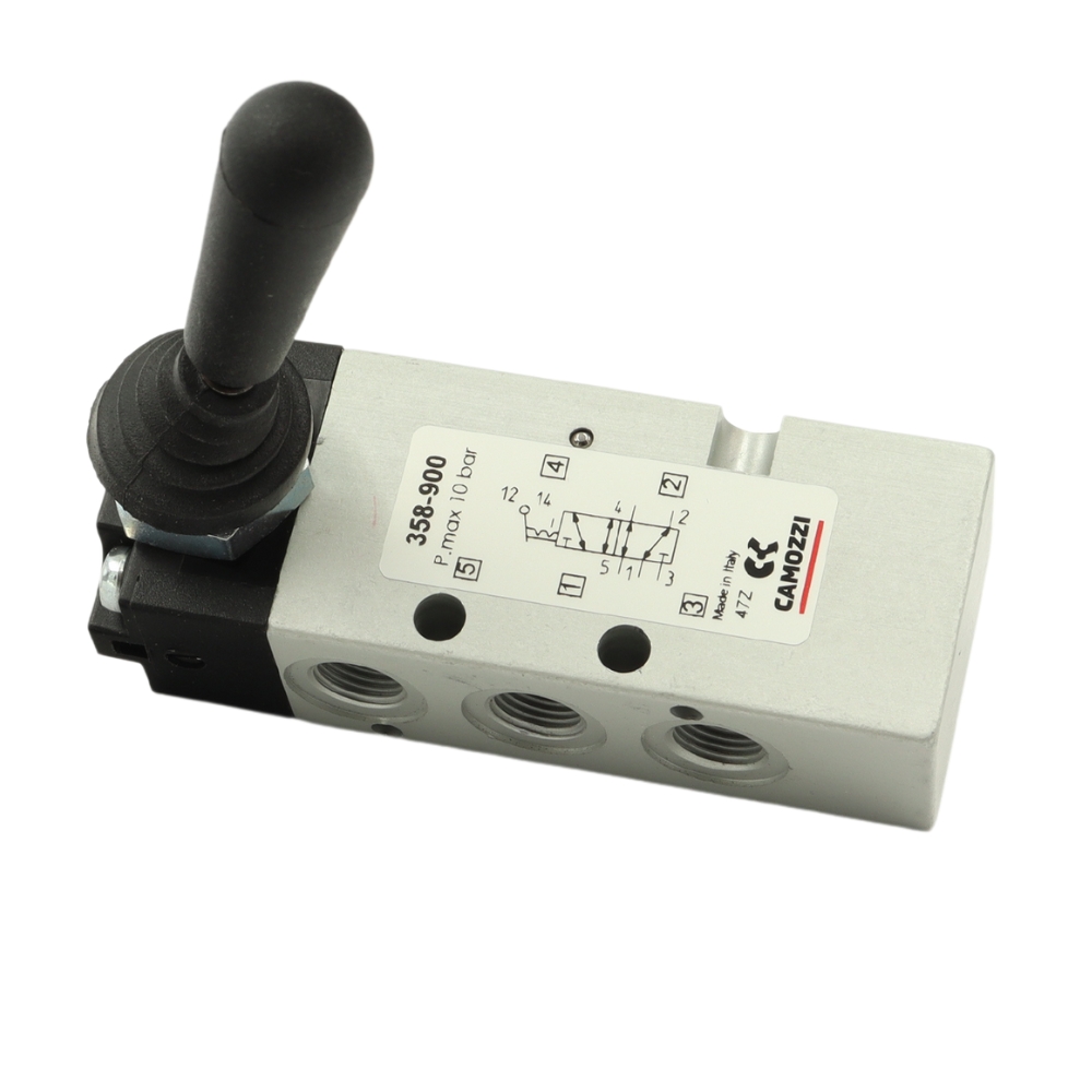 MANUAL AIR VALVE 5/2 LEVER/LOCK 1/8" - lakeudenhydro.com webstore