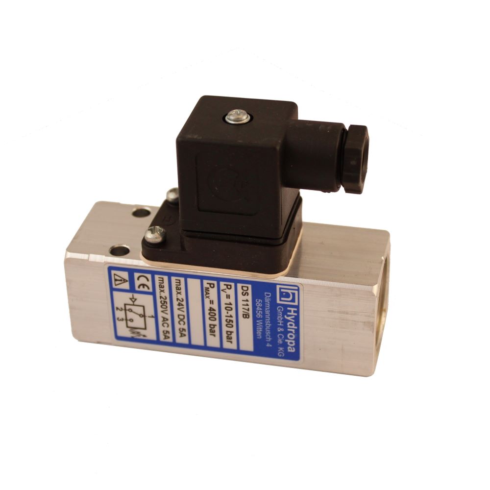 PRESSURE SWITCH HYDROPA 10-150 BAR DS-117-150 - lakeudenhydro.com webstore