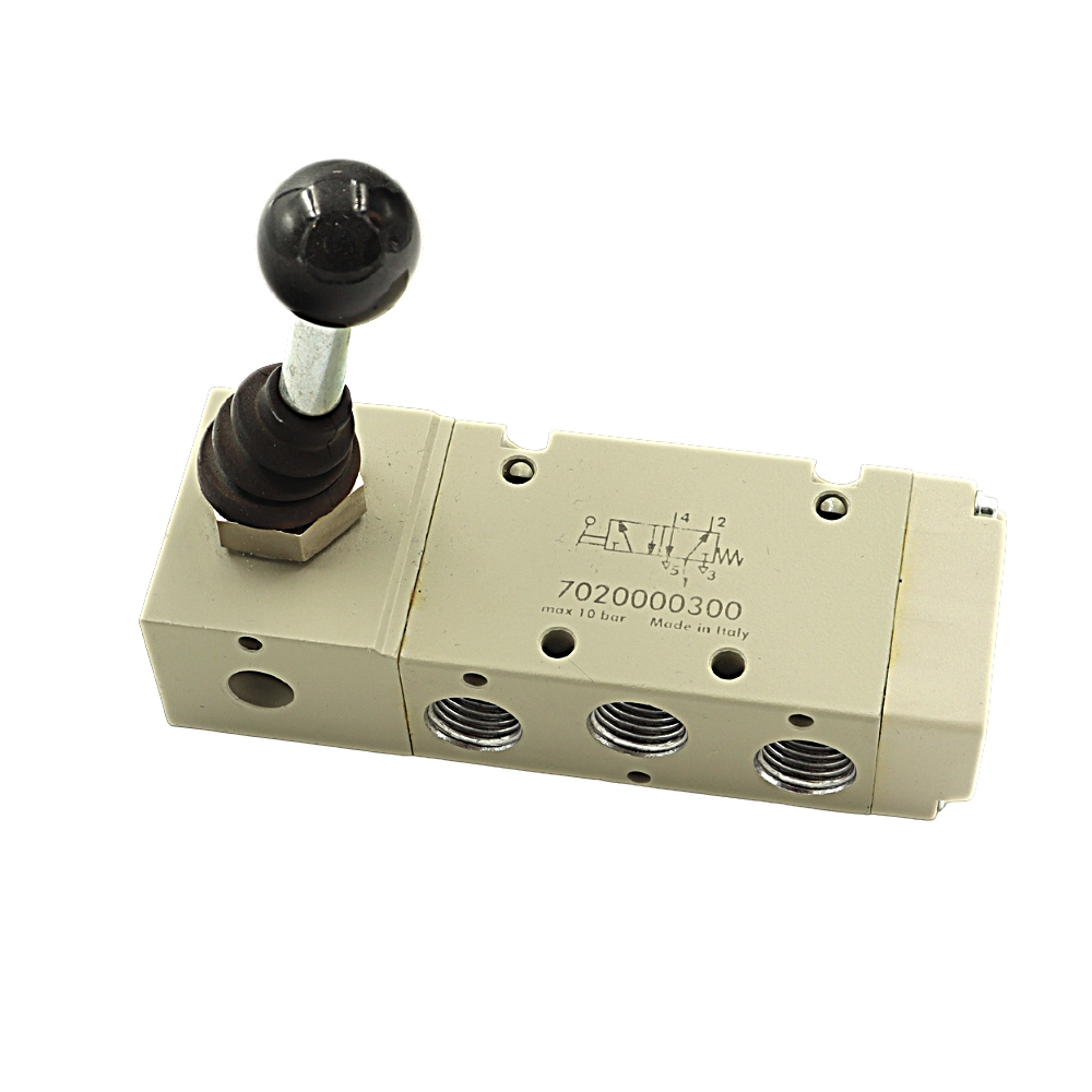 MANUAL AIR VALVE 5/2 LEVER/SPRING 1/4" MAV35LESOO - lakeudenhydro.com ...